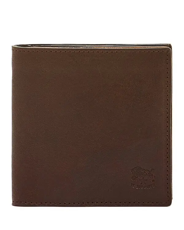 Il Bisonte Galileo Compact Bi Fold Wallet - Caffe