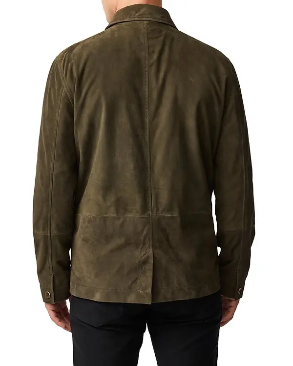 Rodd & Gunn Somerset Leather Jacket - Olive