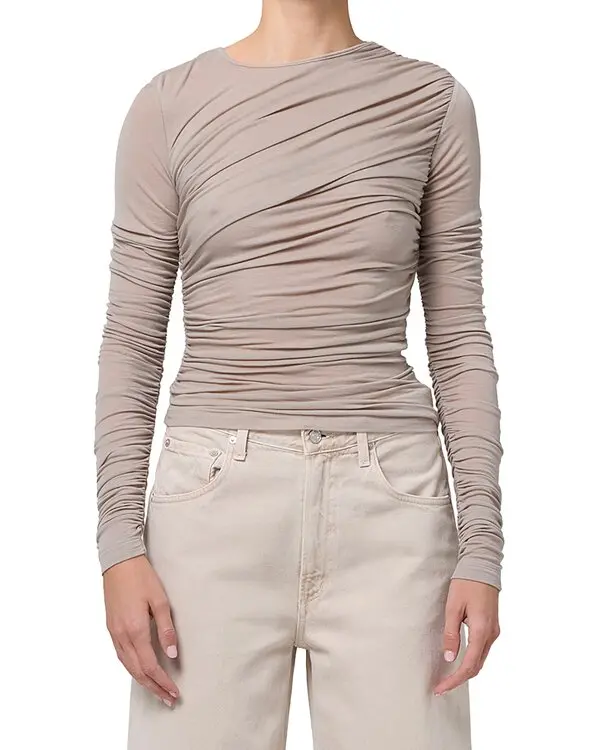 AGOLDE Tania Twist Tee - Dolphin