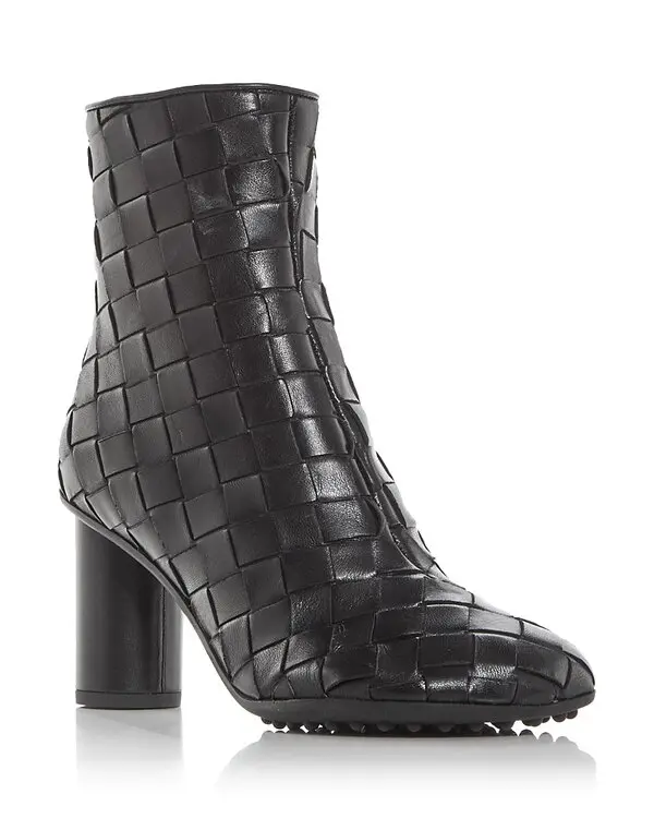 Bottega Veneta Atomic Woven Booties - Nero