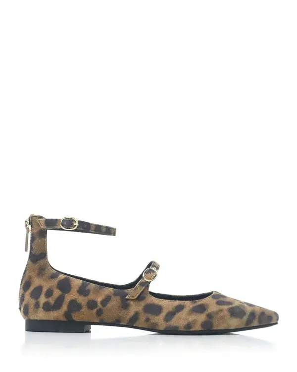 KENNETH COLE Nolita Ballet Flats - Leopard Suede
