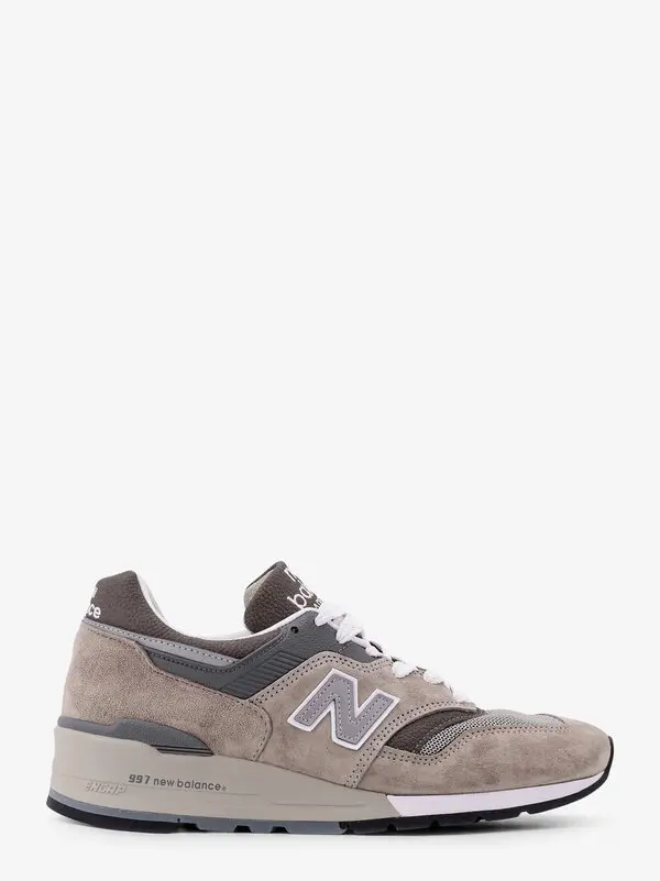 NEW BALANCE Suede And Mesh Sneakers - Grey