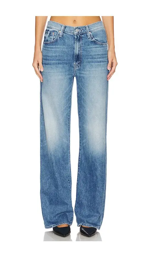 MOTHER The Dodger Sneak Wide Leg Jeans - Tomorrow Never Knows