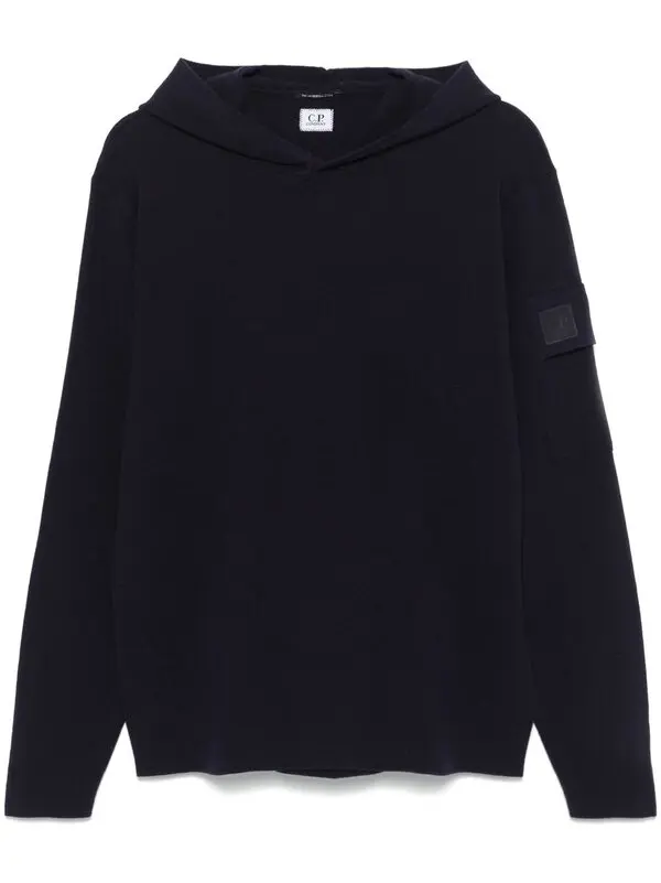 C.P. COMPANY Series Extra Fine Merino Wool Hooded Sweatshirt
