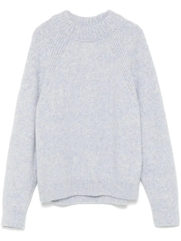 Closed Crew Neck Long Sleeve Top - 562 Lazio Blue