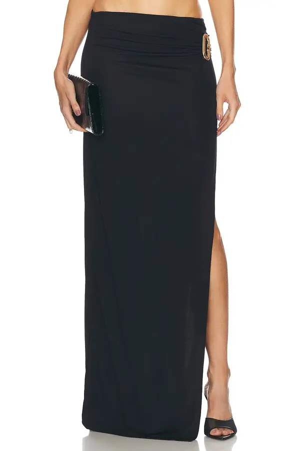 Casablanca Draped Maxi Skirt