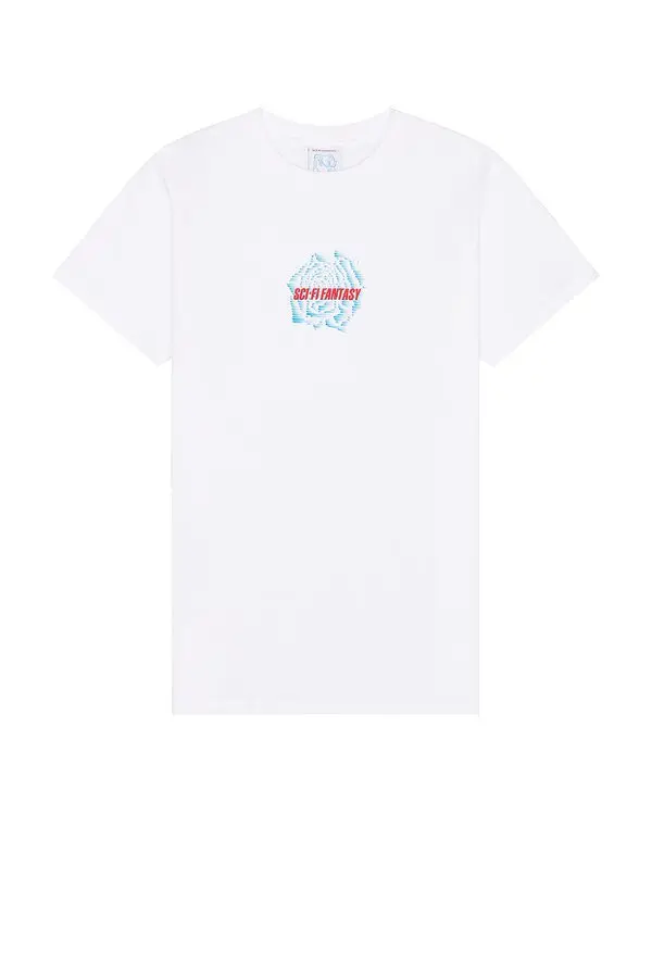 SCI-FI FANTASY Rose Tee - White