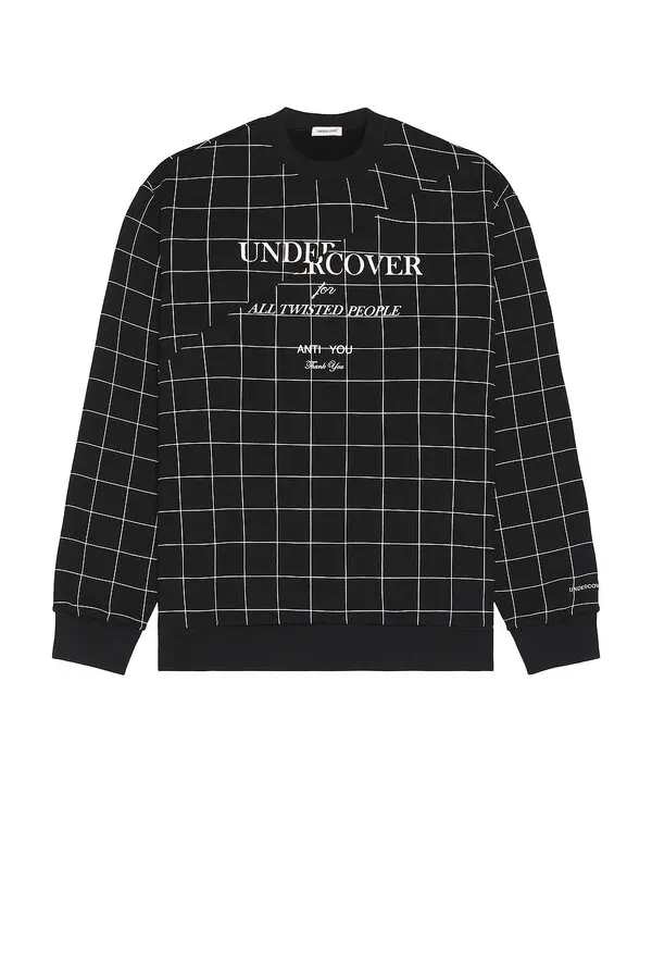 UNDERCOVERISM Grid Print Pullover Sweater