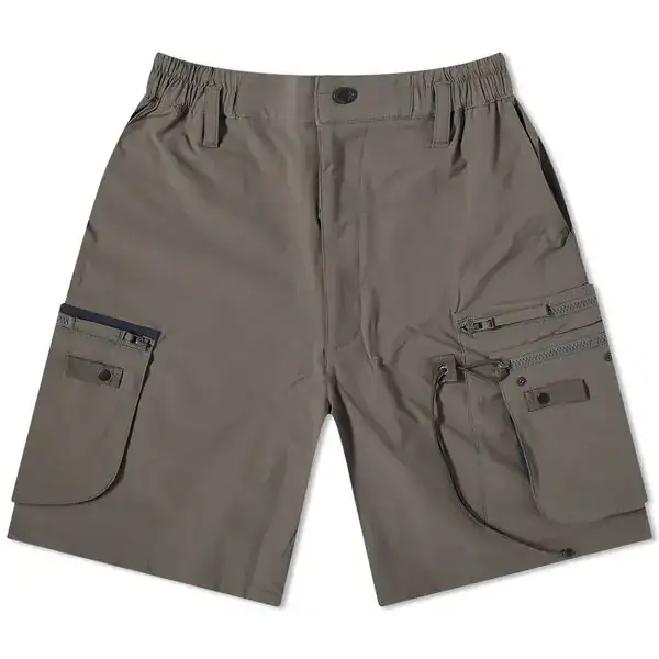 Goopimade X Master-Piece Mgear-S1 4d Drawstring-Bag Shorts In Sand