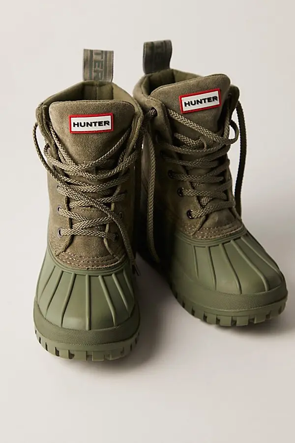 Hunter Sussex Duck Boots - Loch Olive