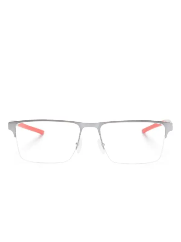 FERRARI Rectangle-frame Glasses - Silver