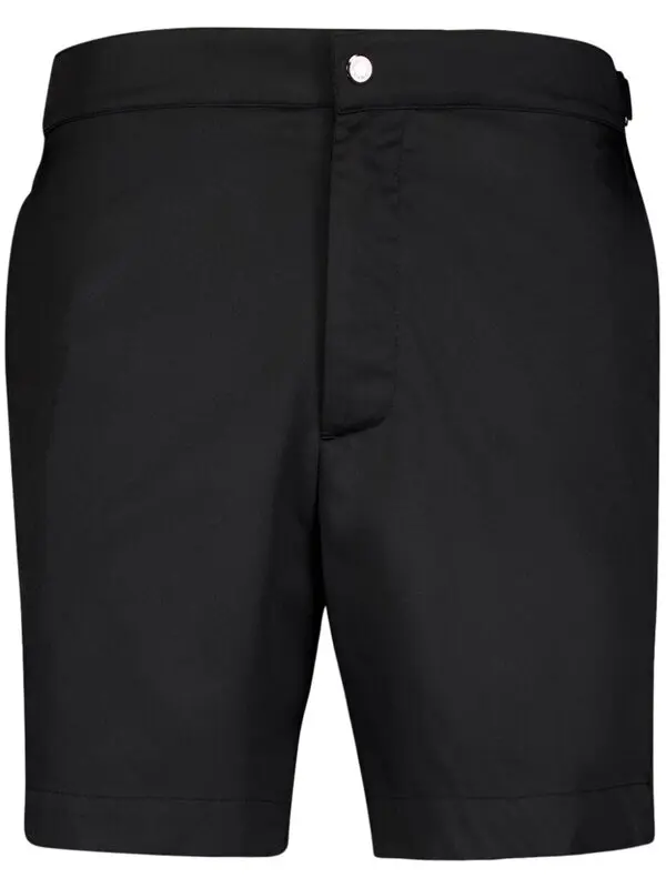Frescobol Carioca Above-knee Swim Shorts - Black