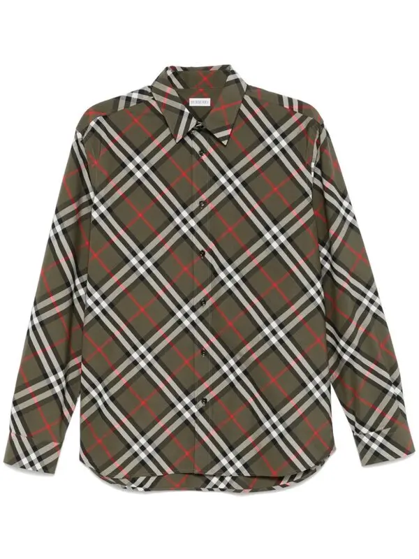 Burberry Check-pattern Shirt
