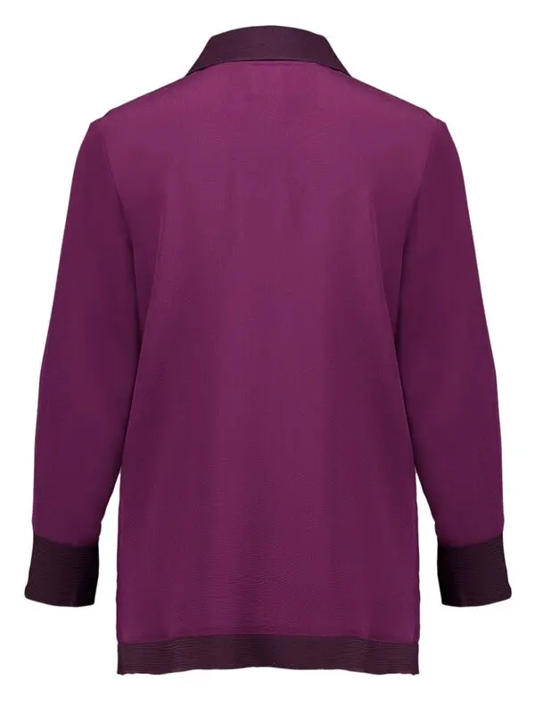 PAULA V-neck Silk Blouse