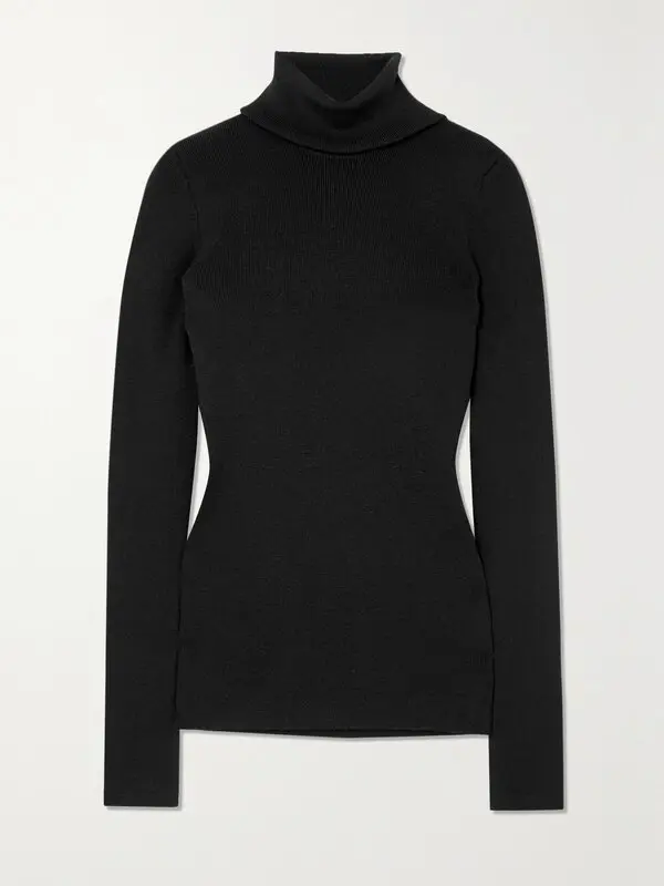 Gucci Embroidered Wool-blend Turtleneck Sweater