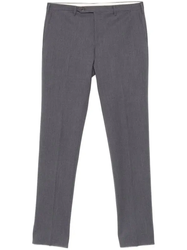 ROTA Pressed-crease Tailored Trousers - Grey
