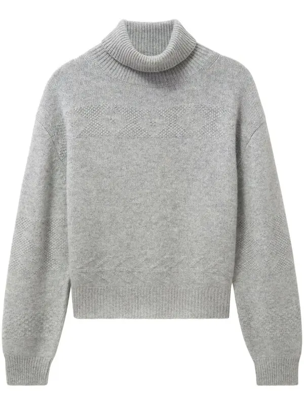 Pringle Of Scotland Turtleneck Cashmere Sweater - Grey