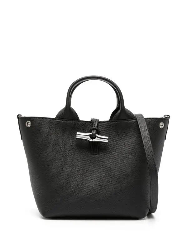 Longchamp Le Roseau Small Tote Bag - Black