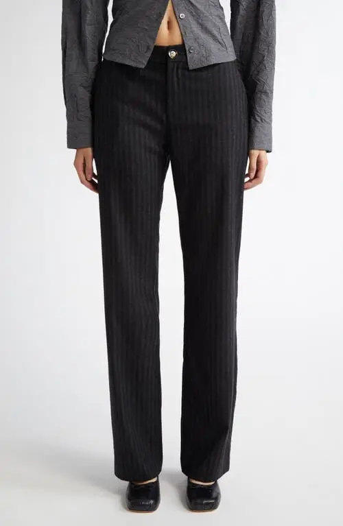 Paloma Wool Hina Stripe Wool Blend Pants