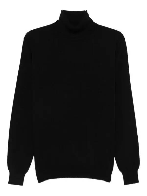 CENERE GB Turtleneck Sweater - Black