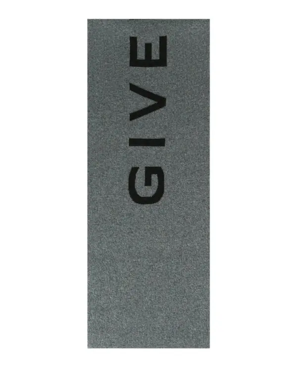 Givenchy Logo Scarf - Grey
