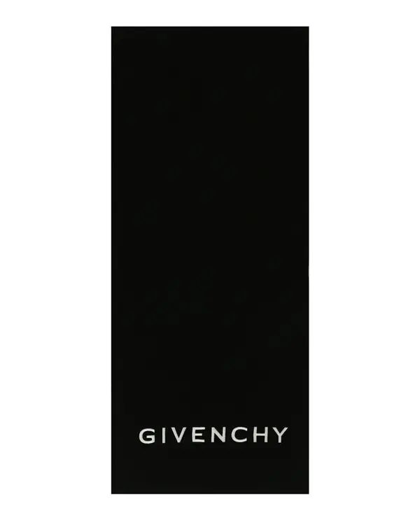 Givenchy Embroidered Logo Scarf - Black/white