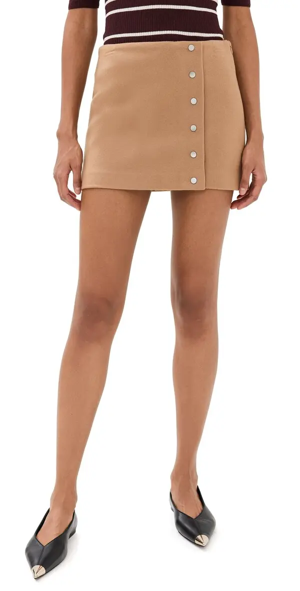 A.L.C. May Mini Skirt - Camel
