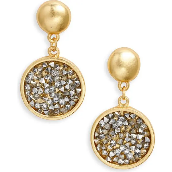 KARINE SULTAN Coin Drop Earrings
