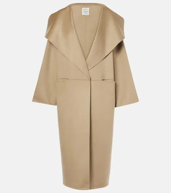 TOTÊME Signature Wool And Cashmere Coat - Beige