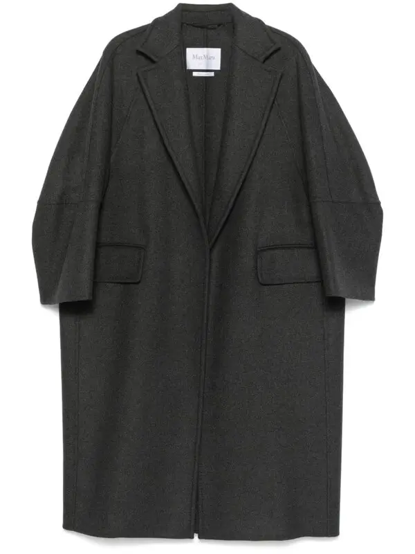 Max Mara Virgin Wool-blend Coat - Grey