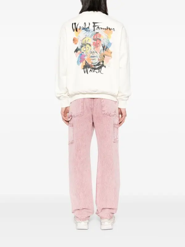 MUSIUM DIV. Mixed Media Sweatshirt