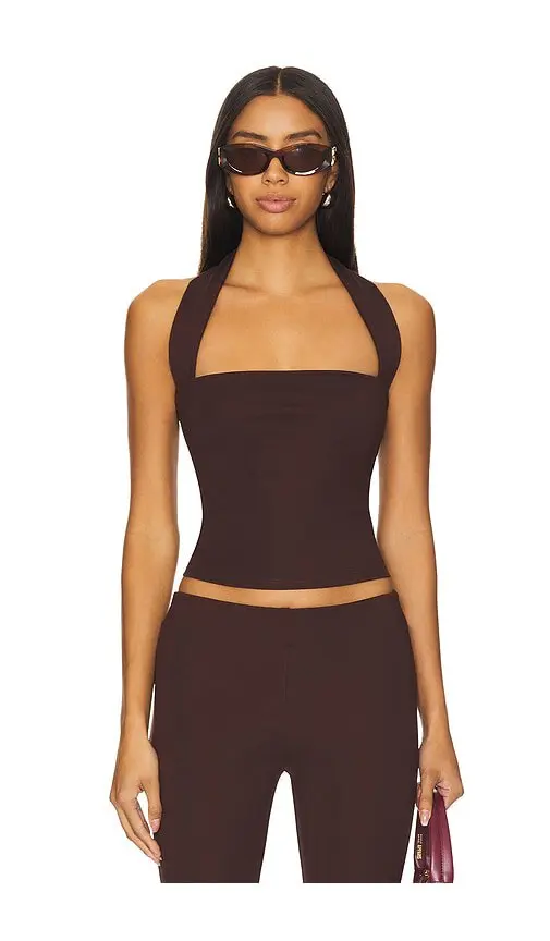 Majorelle Royce Top - Chocolate Brown