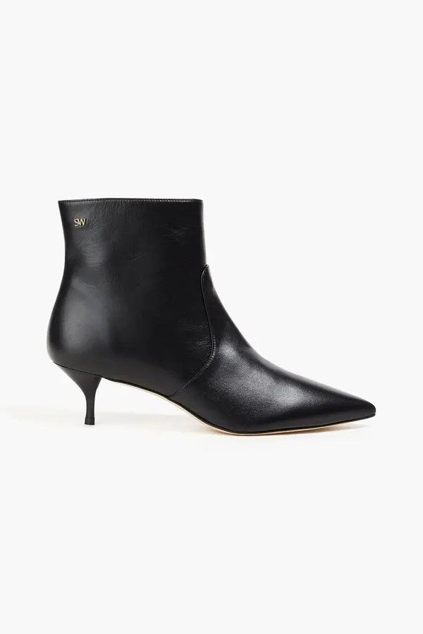 STUART WEITZMAN Mara 50 Leather Ankle Boots