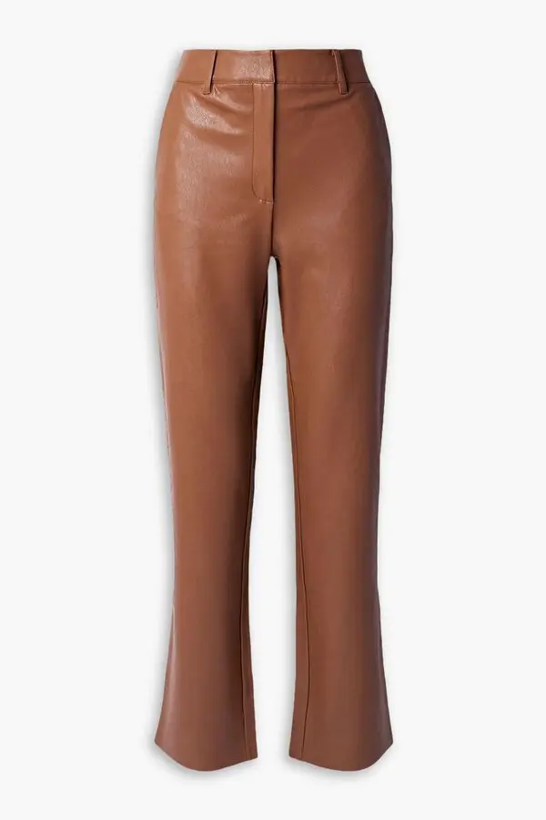 Commando Straight-leg Trousers - Brown