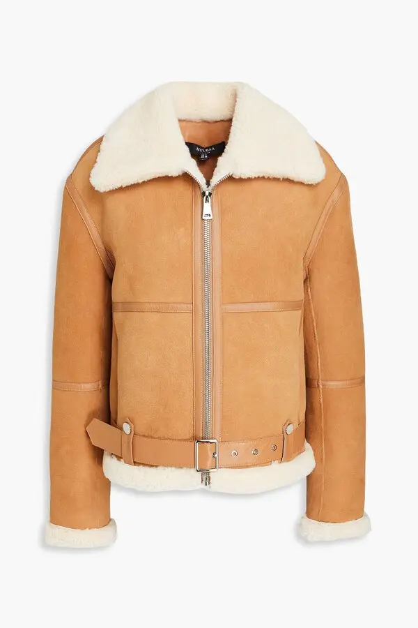 MUUBAA Belted Shearling Jacket