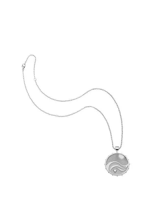 JANE WIN Love Courage Strength Jw Original Coin Pendant