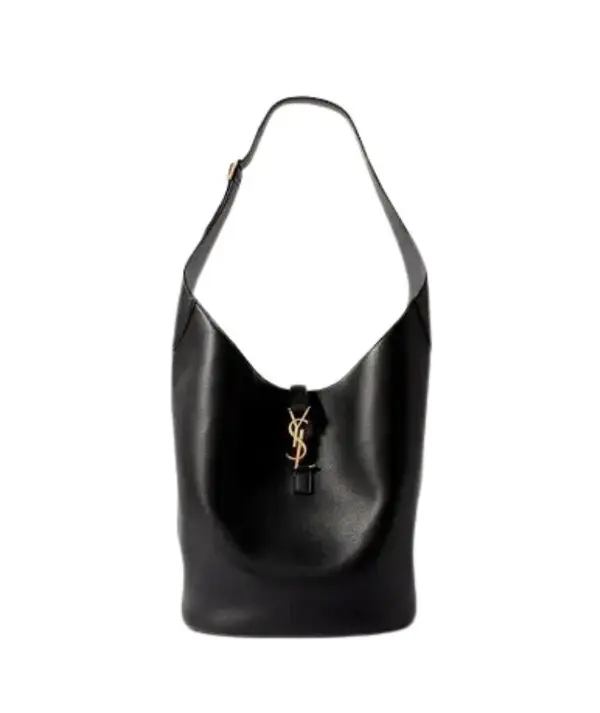 Saint Laurent Le 5 À 7 Textured-leather Tote
