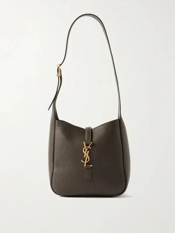 Saint Laurent Le 5 À 7 Mini Textured-leather Shoulder Bag