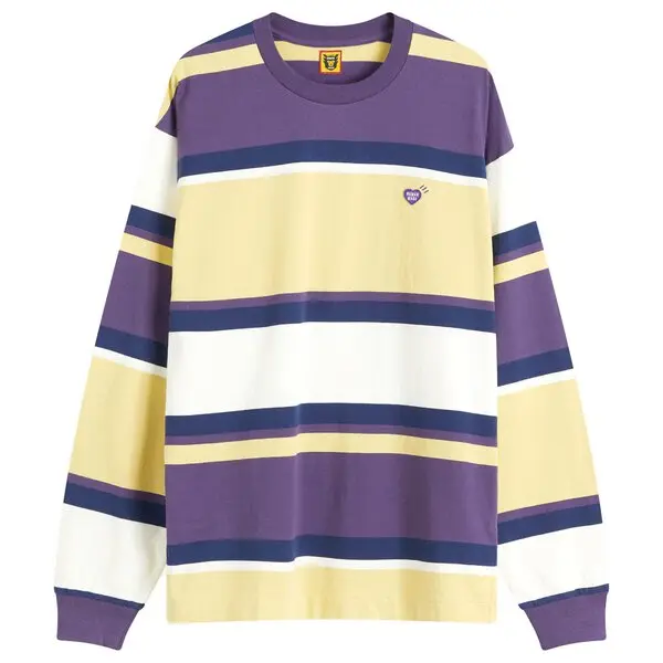 HUMAN MADE Border Long Sleeve T-shirt - Yellow