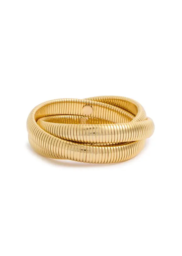 KENNETH JAY LANE Triple Interlocking Bracelet