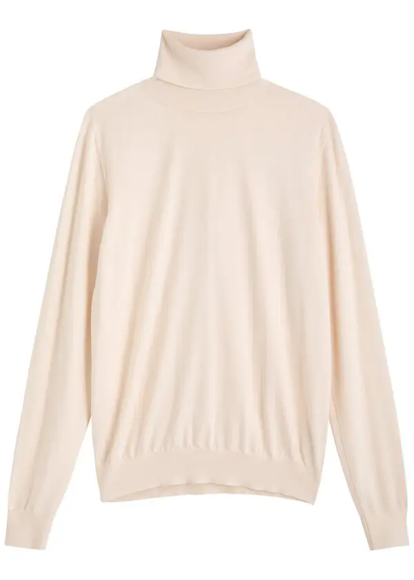 THE ROW Heva Fine-knit Wool Jumper - Cream