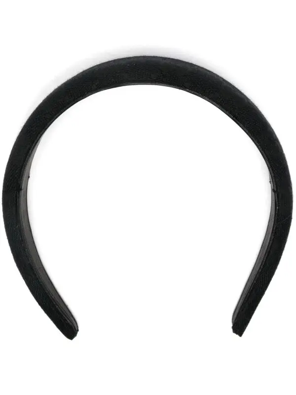 Gucci Gg Canvas Head Band - Black | Editorialist