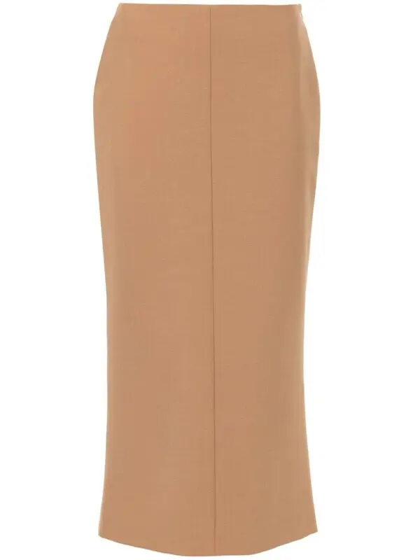 Viktor & Rolf High-waisted Pencil Skirt - Brown