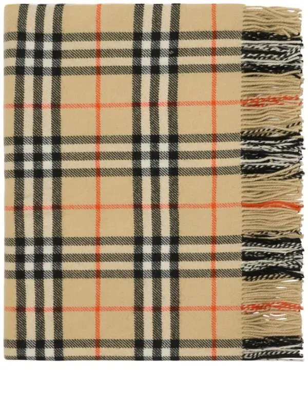 Burberry Vintage Check Blanket - Neutrals