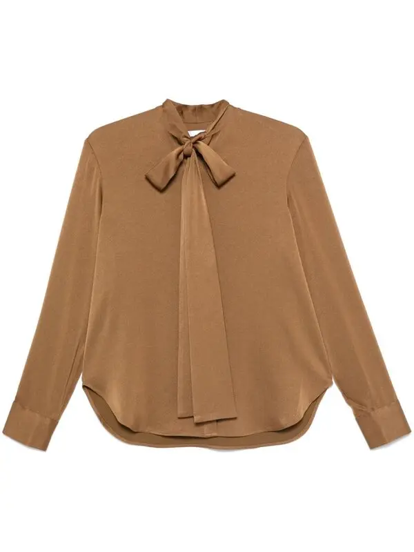 Alex Perry Satin Button-up Shirt