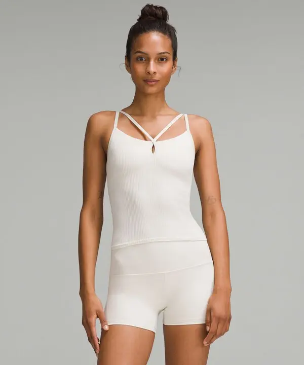Lululemon Ebb To Street Strappy Tank Top - Bone