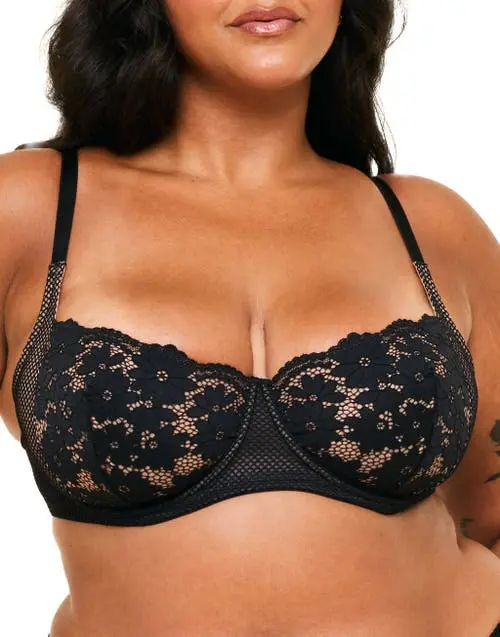 ADORE ME Roxanne Unlined Balconette Bra - Black