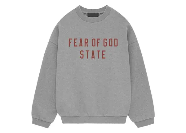 Fear Of God Essentials Fleece Ii Crewneck Sweatshirt - Dark Heather