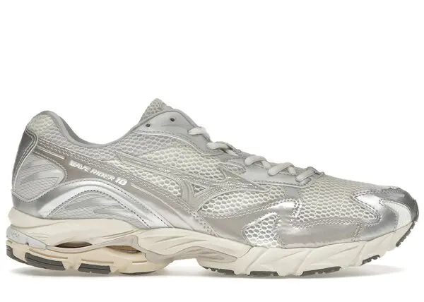 Mizuno Wave Rider Sneakers - Mizuno Snow White/white Sand/nimbus Cloud