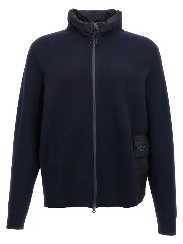 C.P. COMPANY Metropolis Series' Cotton Knit Cardigan - Blue